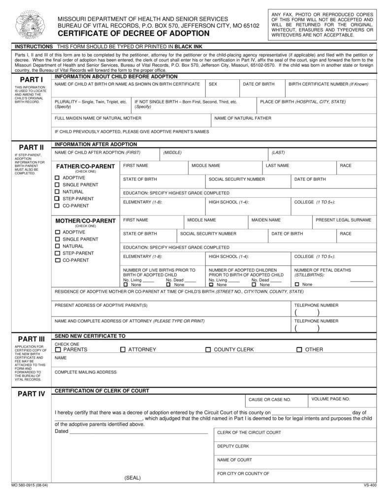 12 Adoption Paper Templates Pdf Free Premium Templates Free 