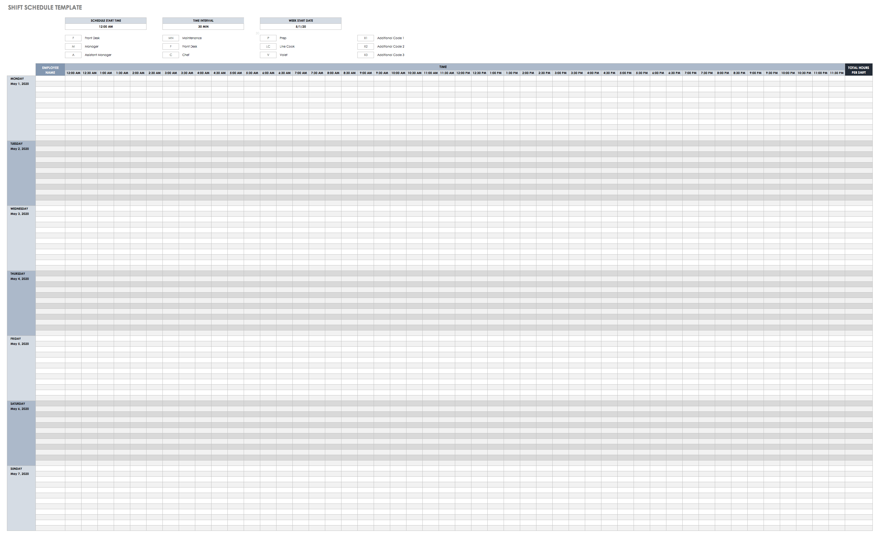 Time Management Forms Free Printable Free Printable A To Z