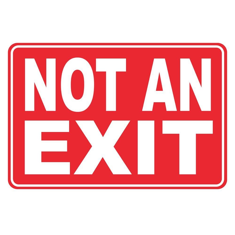 Free Printable Not An Exit Sign Free Printable A To Z