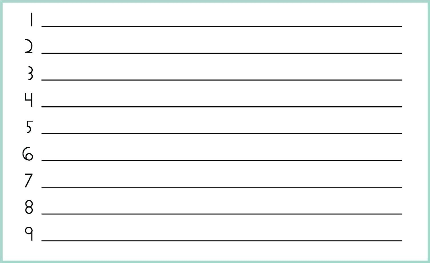 Numbered Paper Free Download Aashe Handwriting Paper Free Printable 