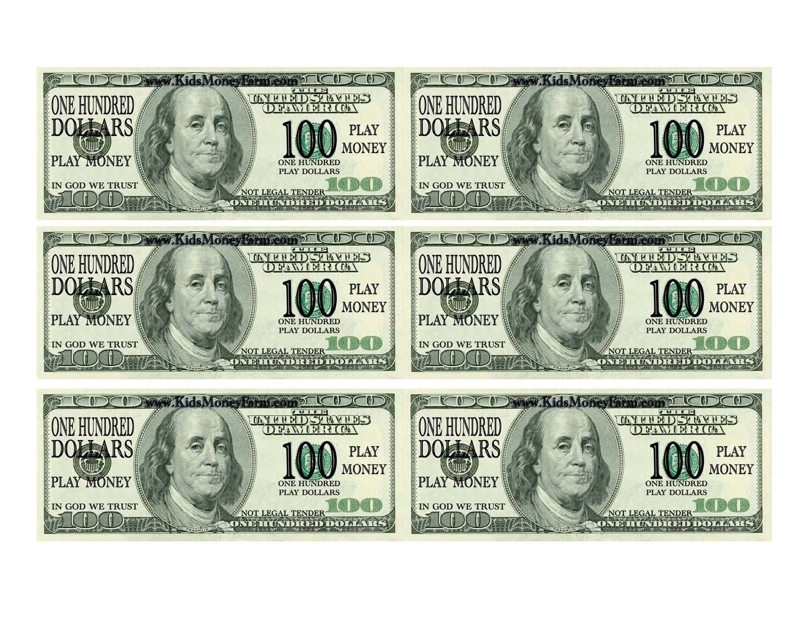 Free Printable Fake Money That Looks Real Free Printable A To Z
