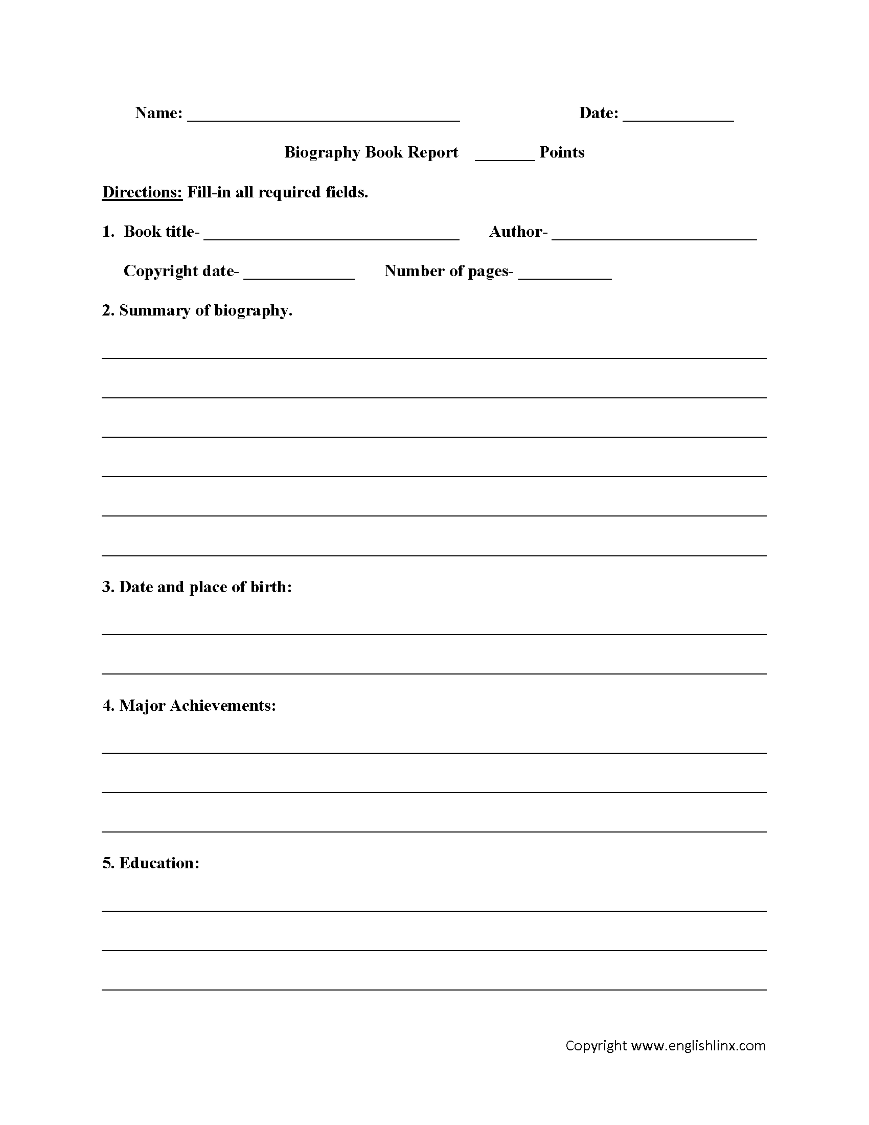 Free Printable Books For 5Th Graders Free Printable A To Z