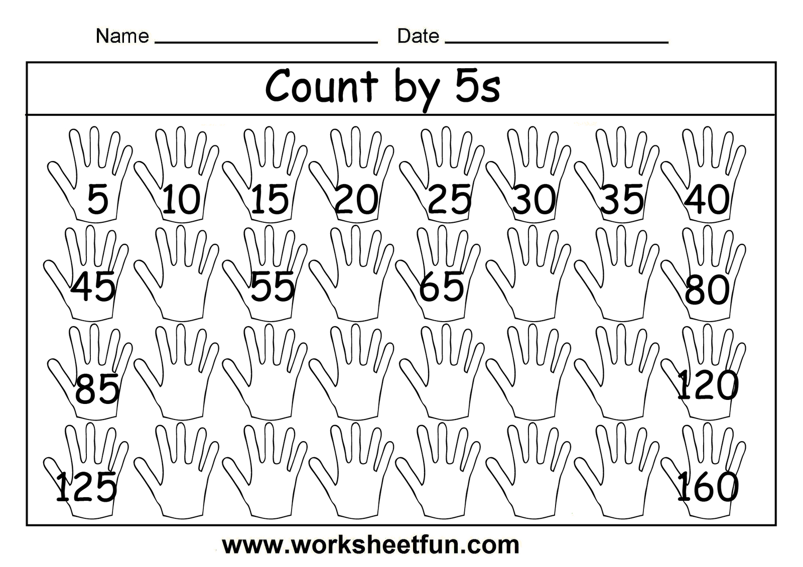 Free Printable Skip Counting Worksheets Free Printable A To Z
