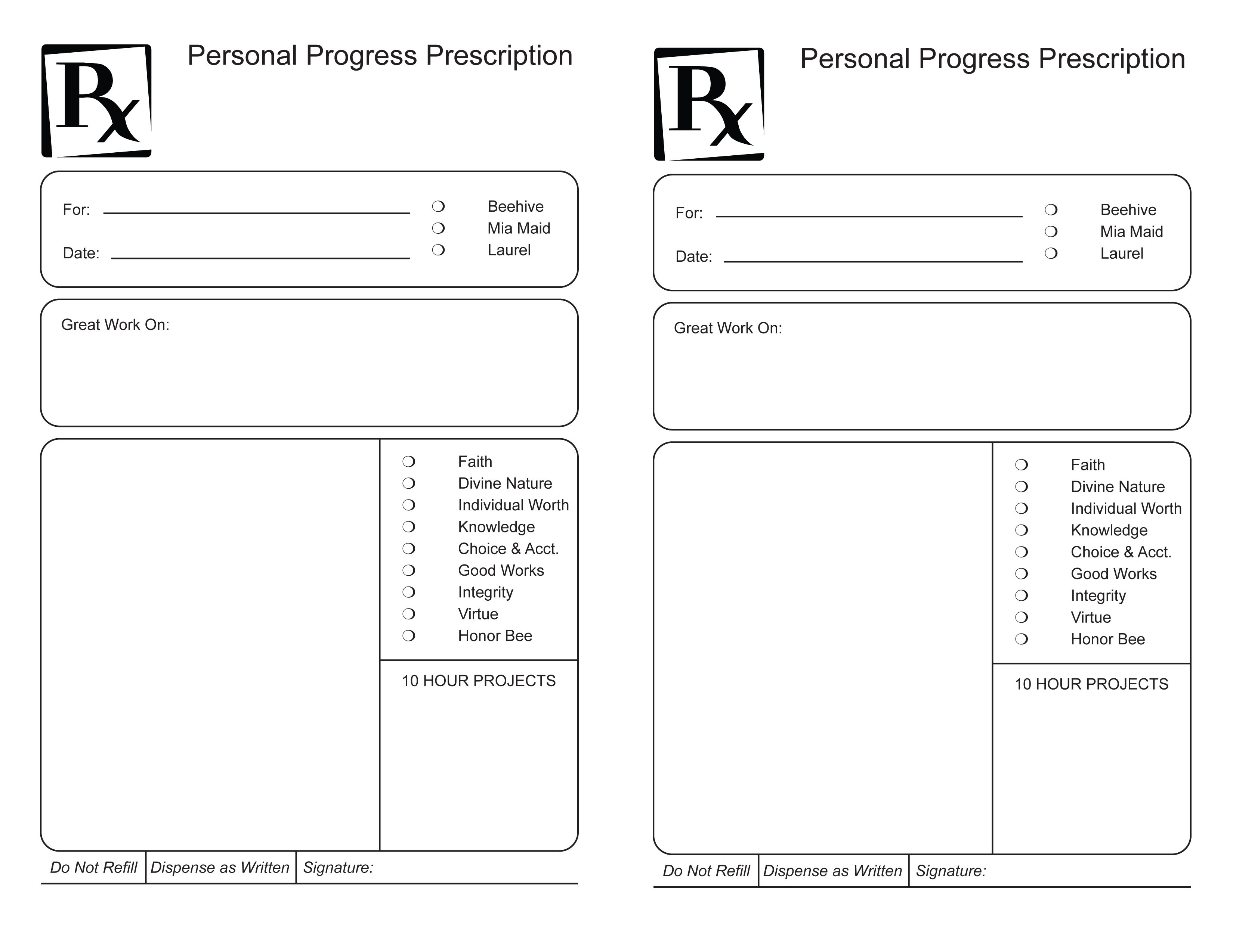 Rx Pad Template Printable Word Searches