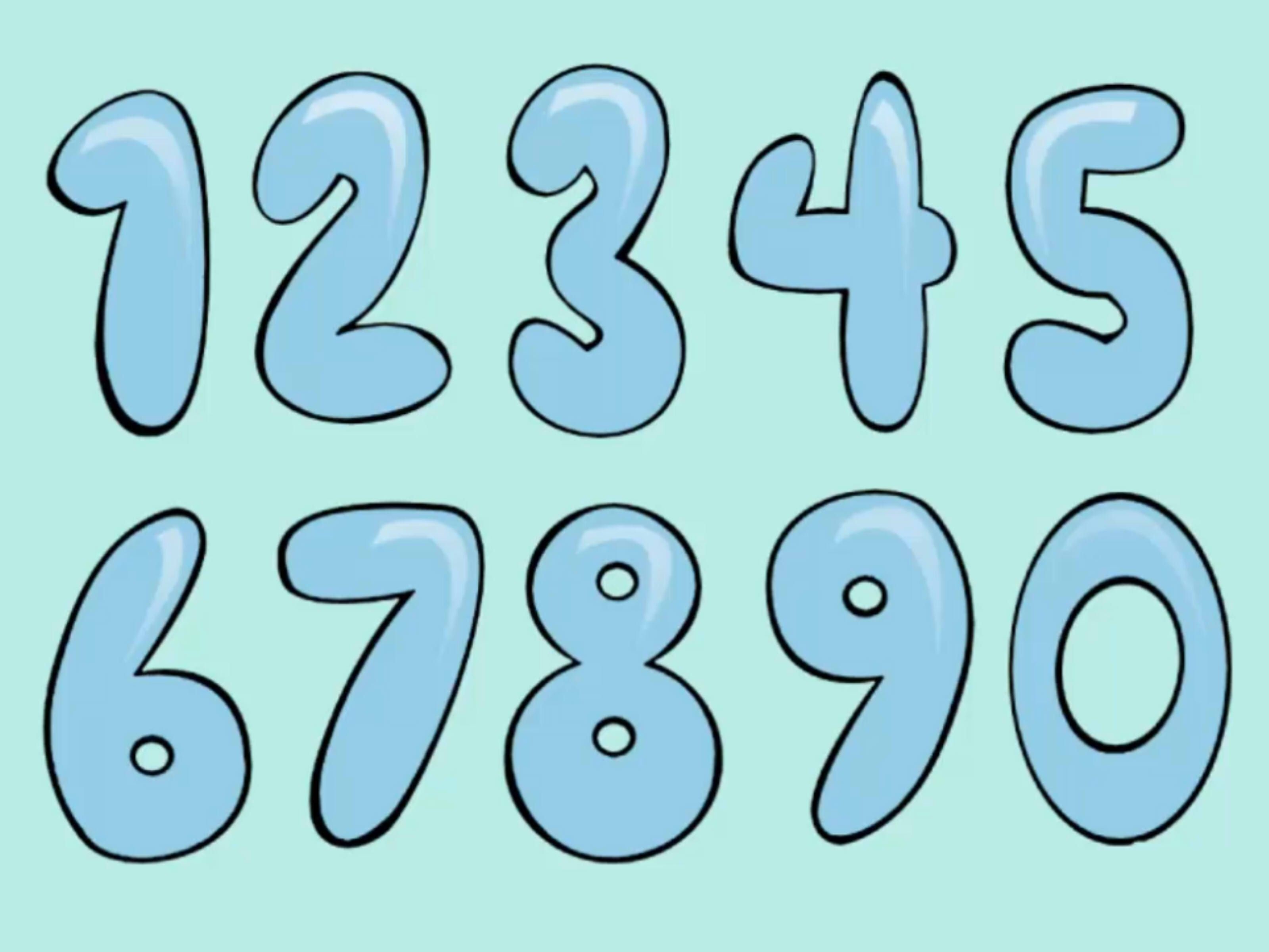 Numbers 1 10 Preschool Printables List School Stuff Numbers Free 