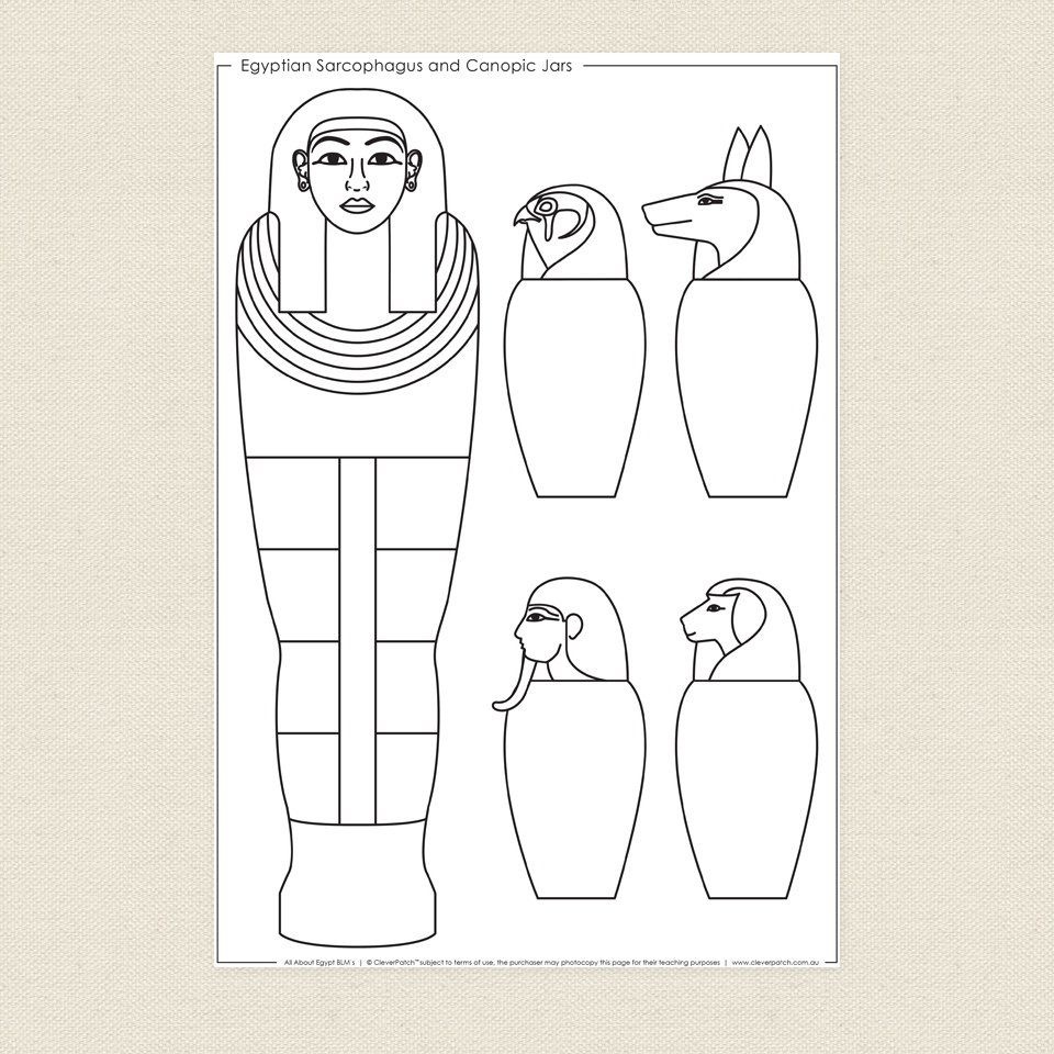 Free Printable Sarcophagus Template Printable Printable Word Searches