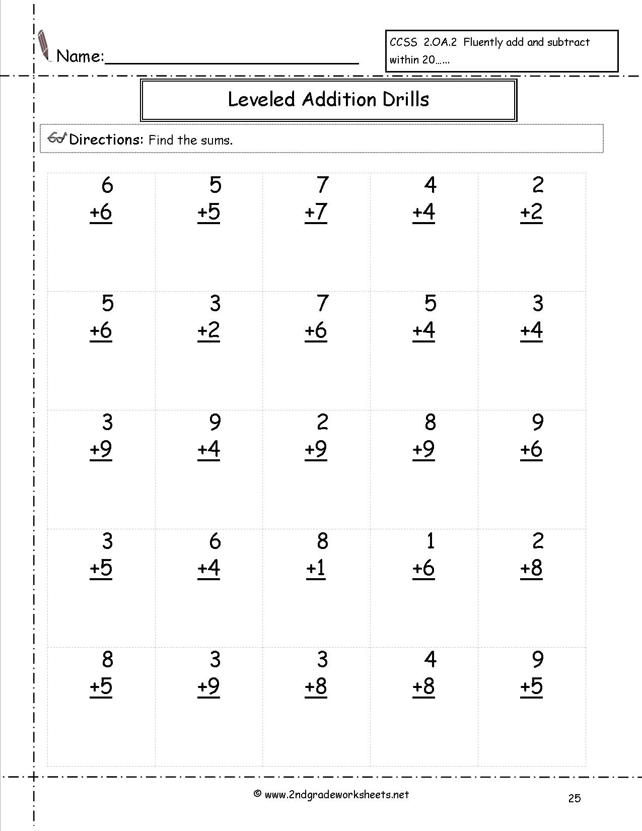 Free Printable Math Sheets Free Printable A To Z