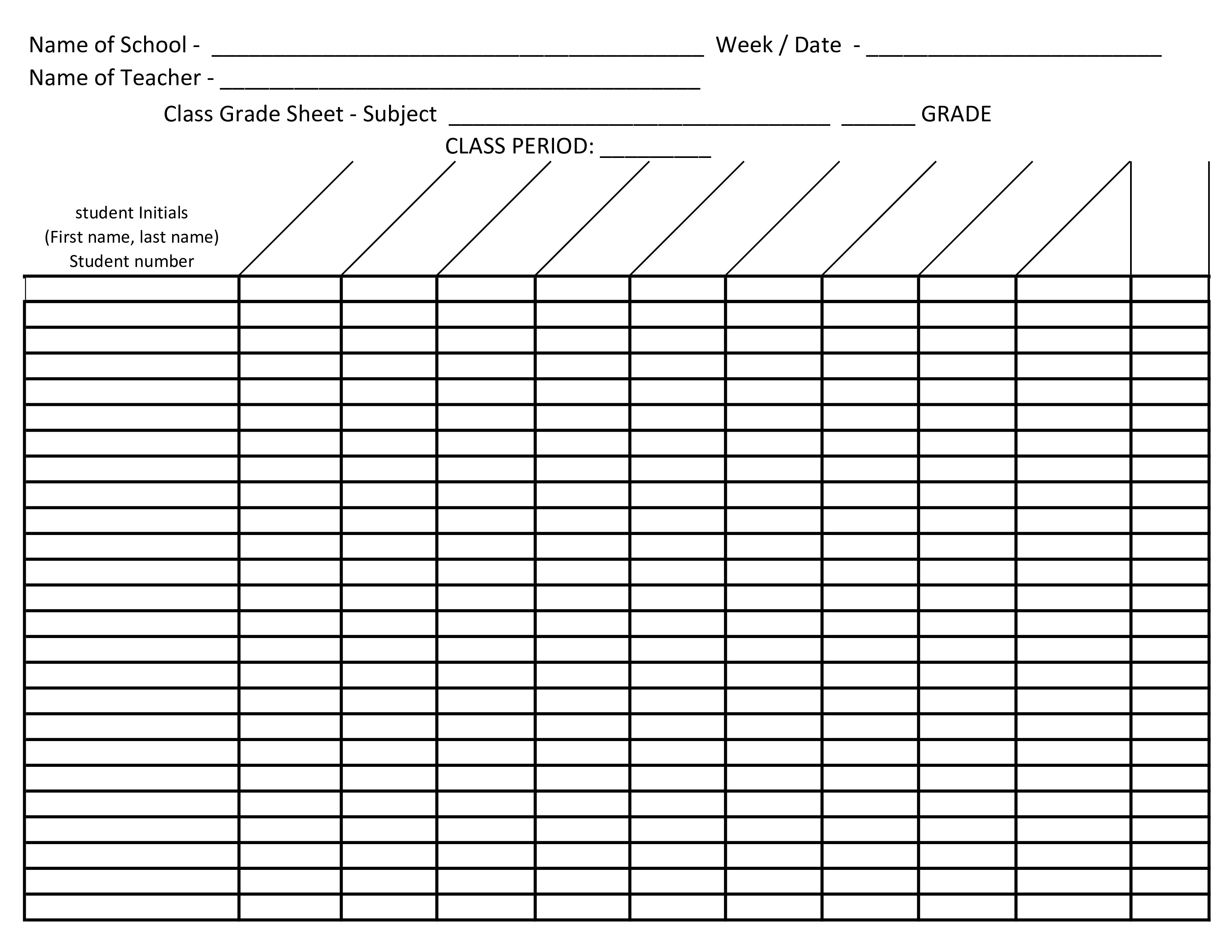 Free Printable Homework Assignment Sheets Free Printable A To Z