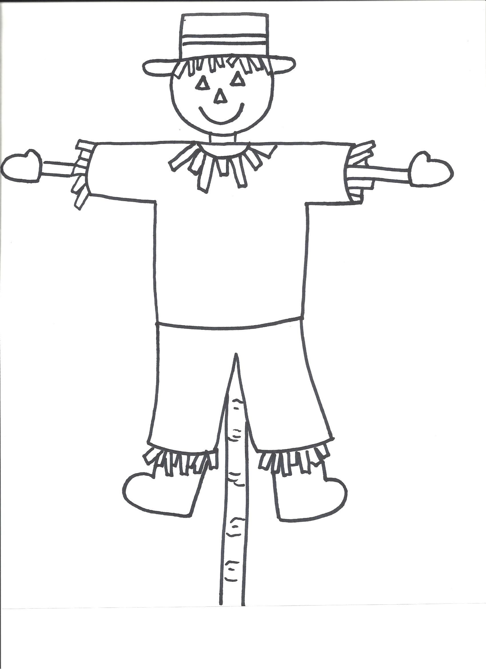 Printable Scarecrow Face Stencil Printable World Holiday
