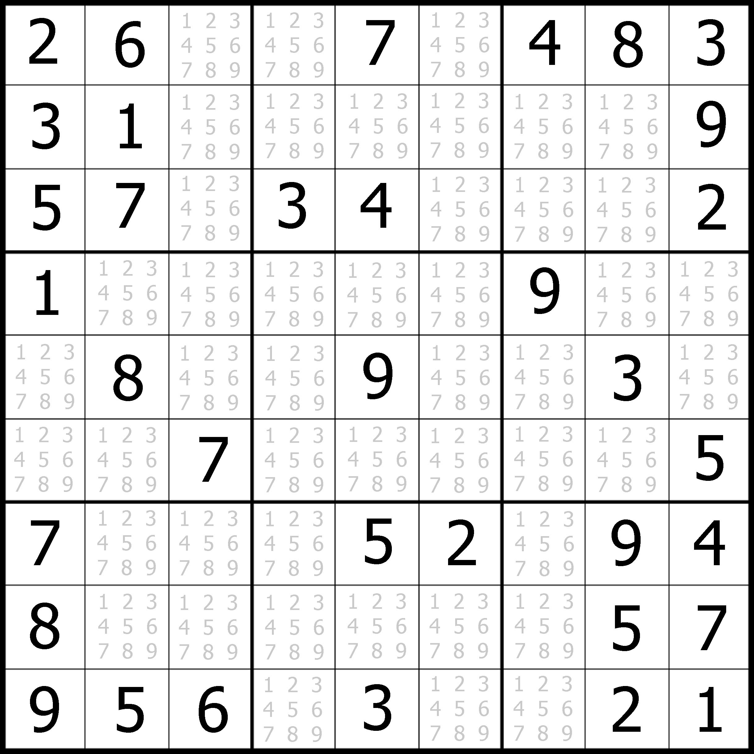 These Printable Sudoku Puzzles Range From Easy To Hard, Including ... These Printable Sudoku Puzzles Range From Easy To Hard, Including ...